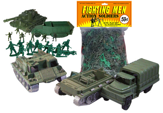 Vintage Plastic Army Men